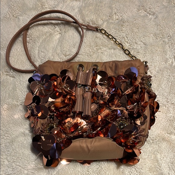 Tory Burch | Bags | Tory Burch Flower Cluster In Blush Crossbody Bag ...